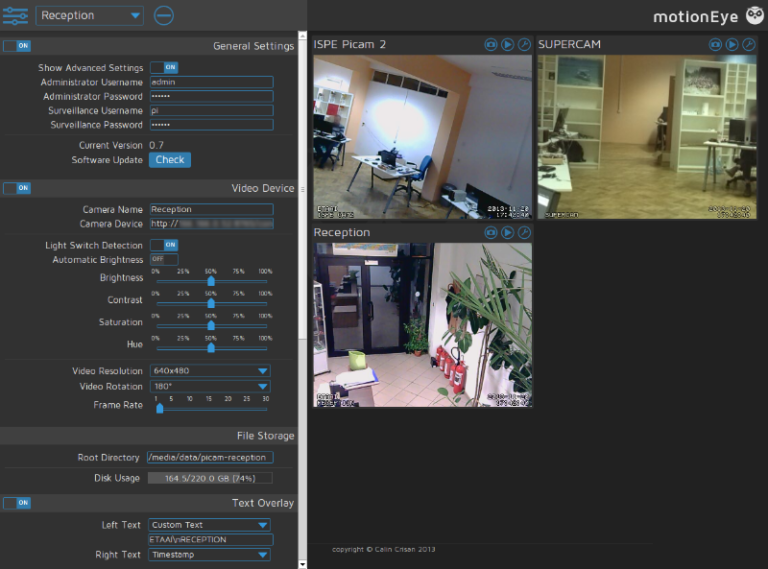 Motioneye : Video surveillance sur raspberry pi - Dekloo.net
